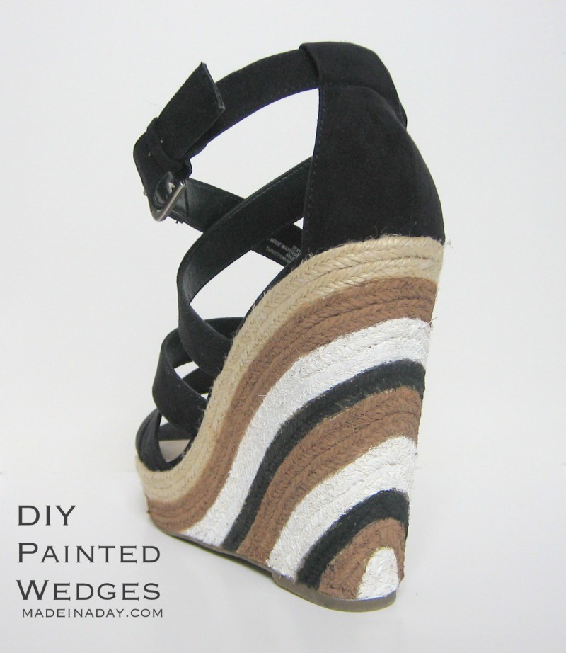 Painted Wedge Sandals! | Made In A Day