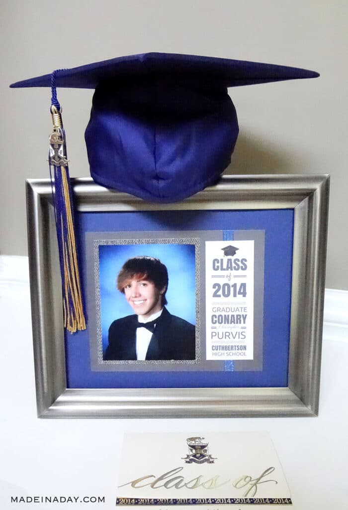 Matted Graduation Keepsake Announcement