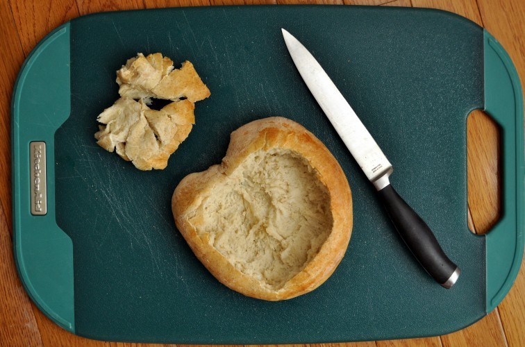 Horrifying Skeleton Bread And Breadsticks Appetizer