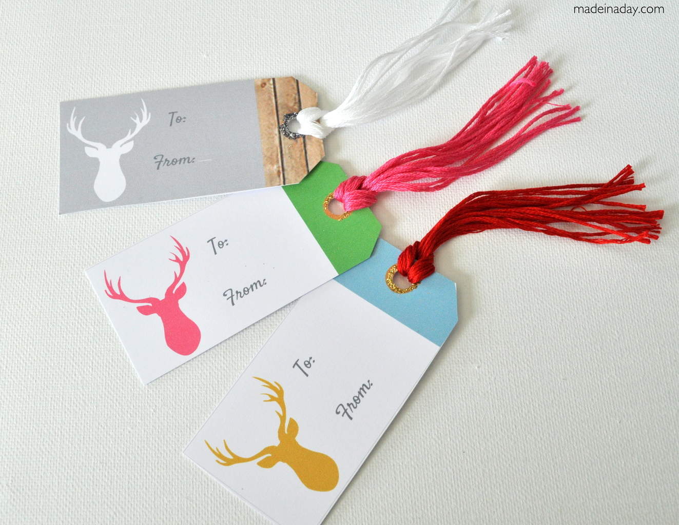 Deer Gift Tags FREE Printable
