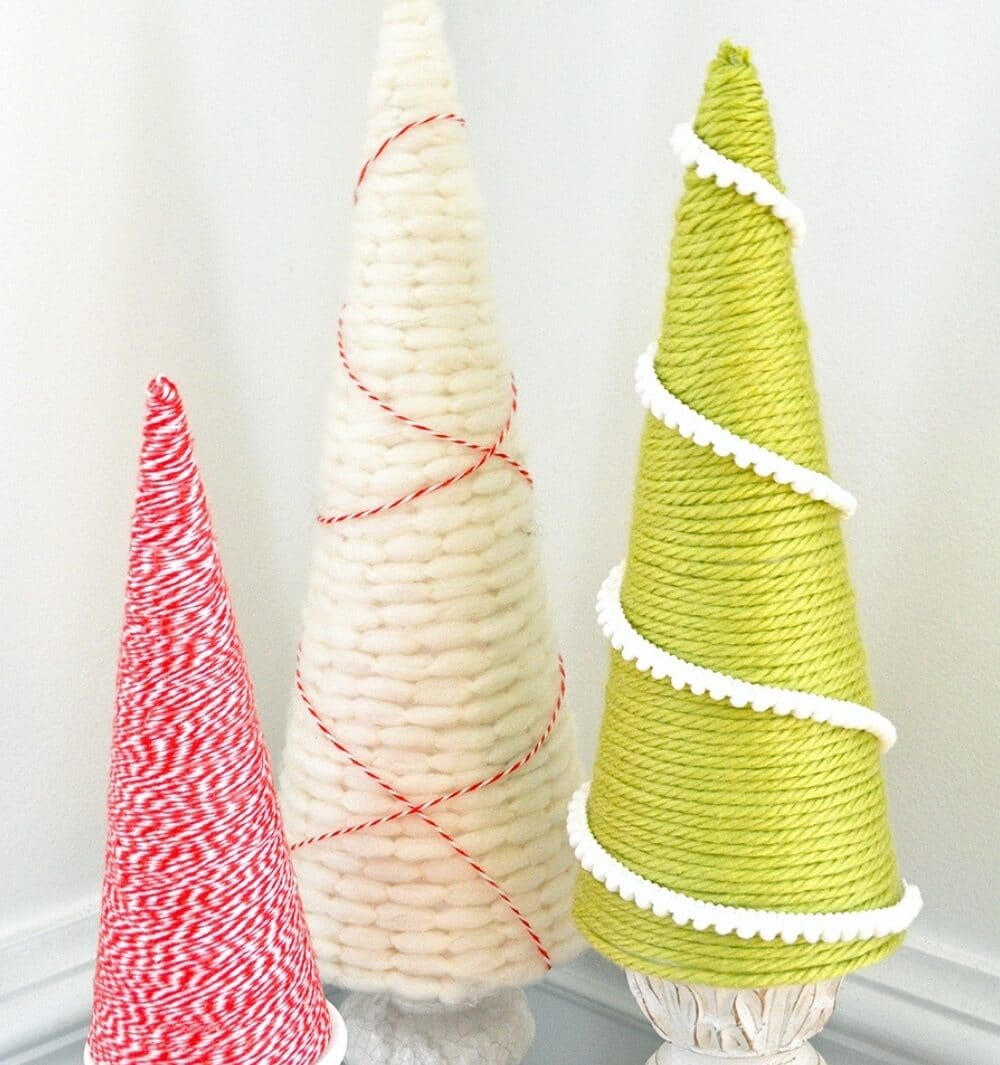 Holiday Yarn Trees