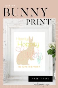 Hippity Hoppity Easter Bunny Printable