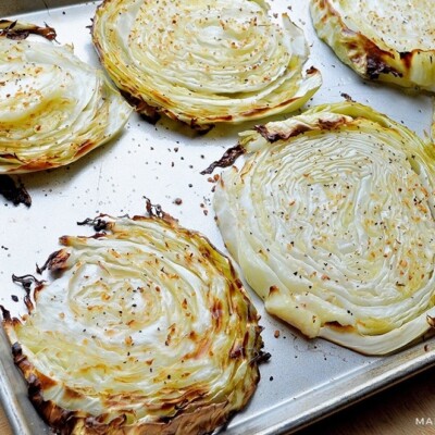 Oven Roasted Cabbage Steaks