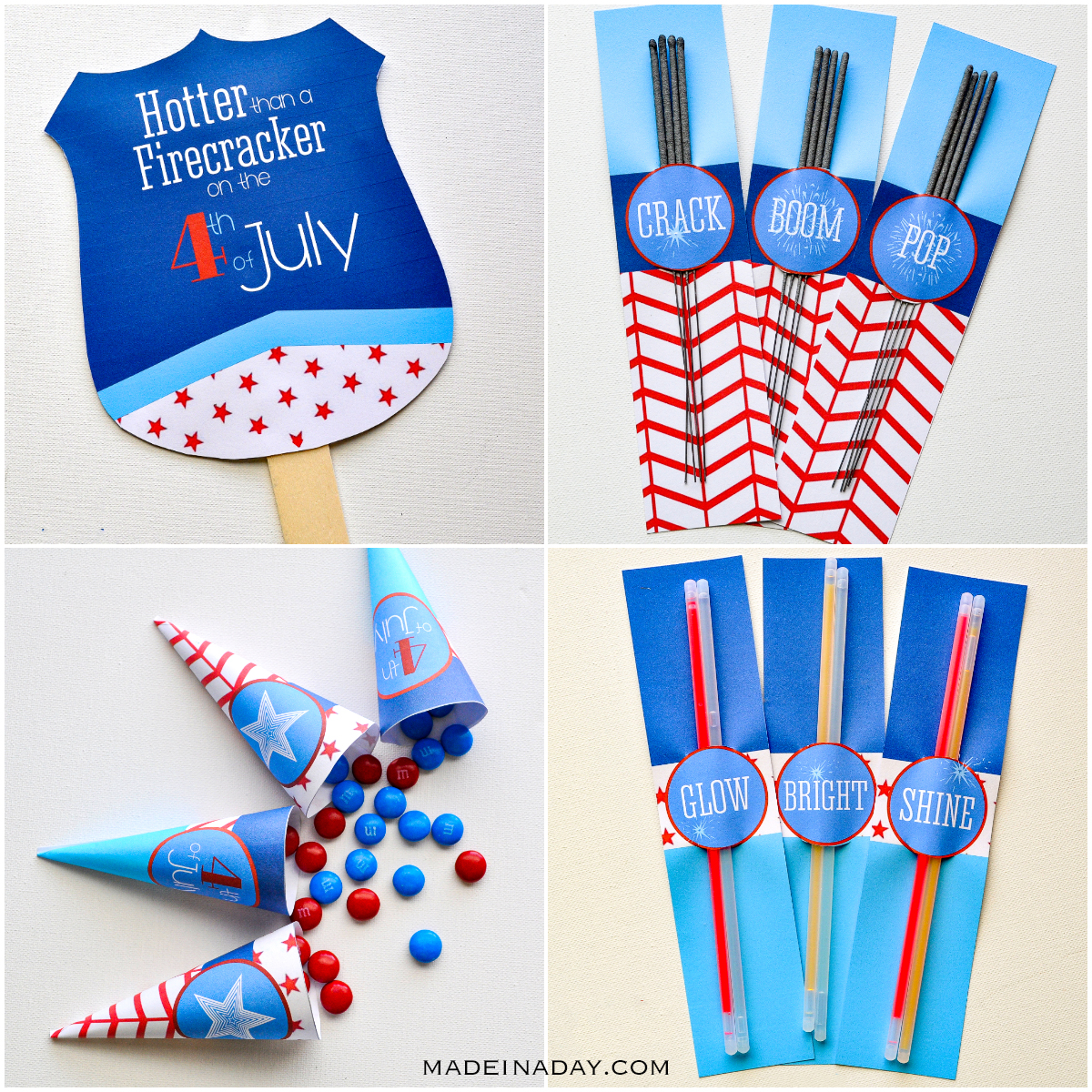 Printable 4th Of July Supply Kit