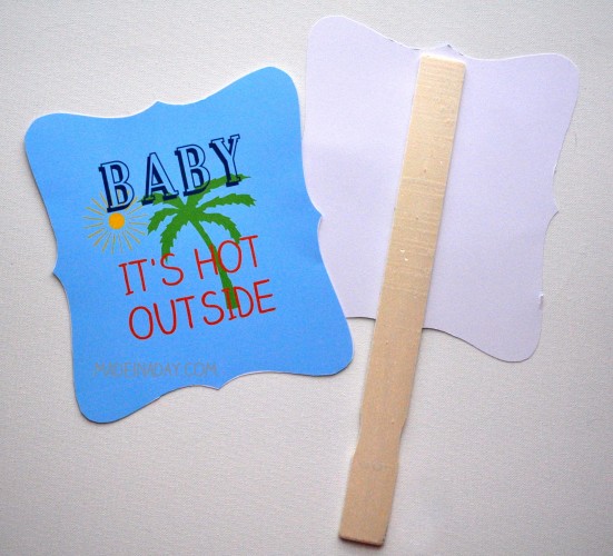 Printable Hand Fan