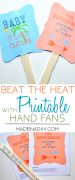 Printable Hand Fan