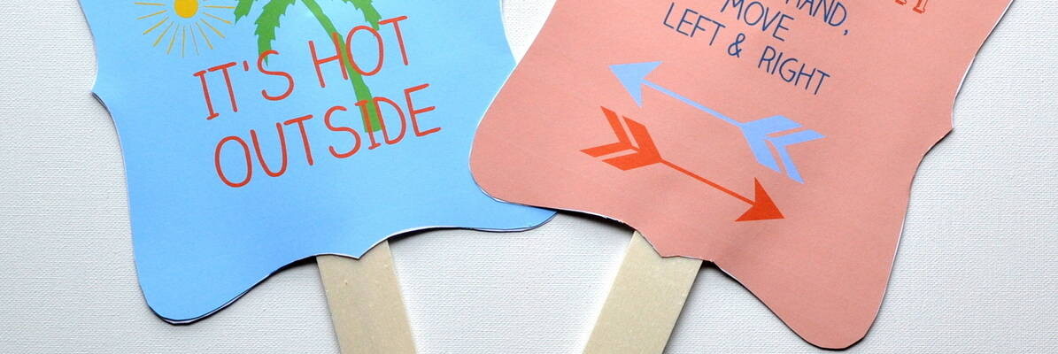 Printable Hand Fan