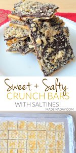 Sweet And Salty Chocolate Crunch Bars