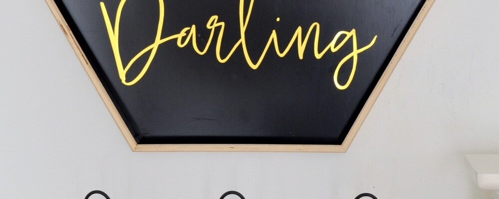 Hello Darling Sign FREE Printable | Made In A Day