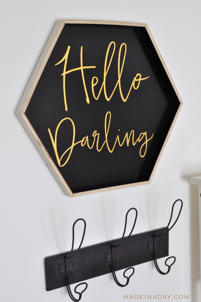 Hello Darling Entryway Wall Art Print