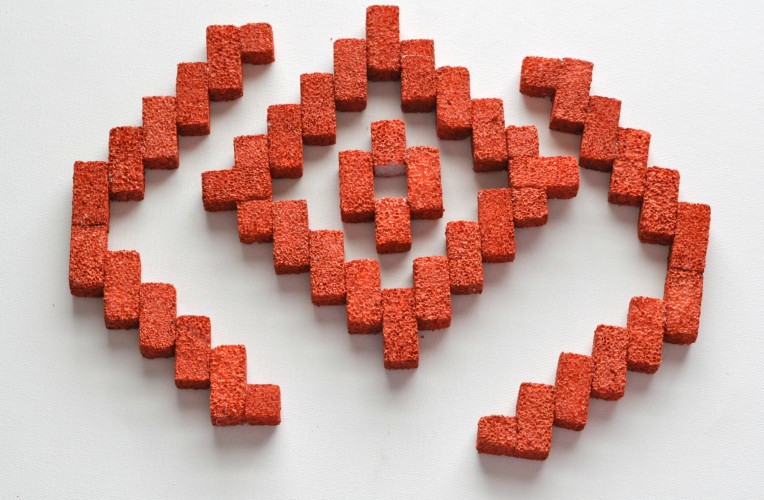 DIY Aztec Pattern Wall Art