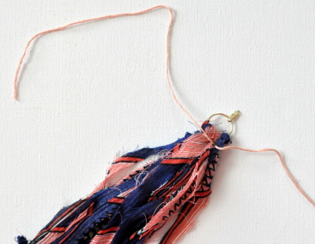 How To Make Fabric Tassel Necklaces