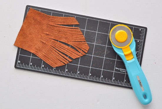 DIY Bohemian Suede Fringe Necklace