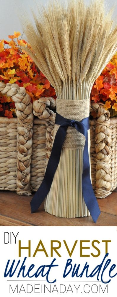 Heartwarming DIY Harvest Wheat Bundle