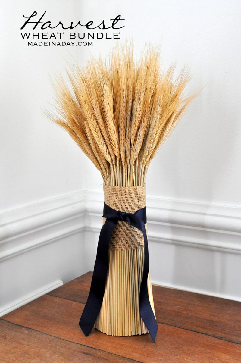 Heartwarming DIY Harvest Wheat Bundle