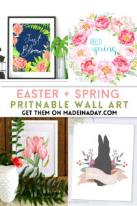 Gorgeous Spring Printable Art For The Home | Made In A Day