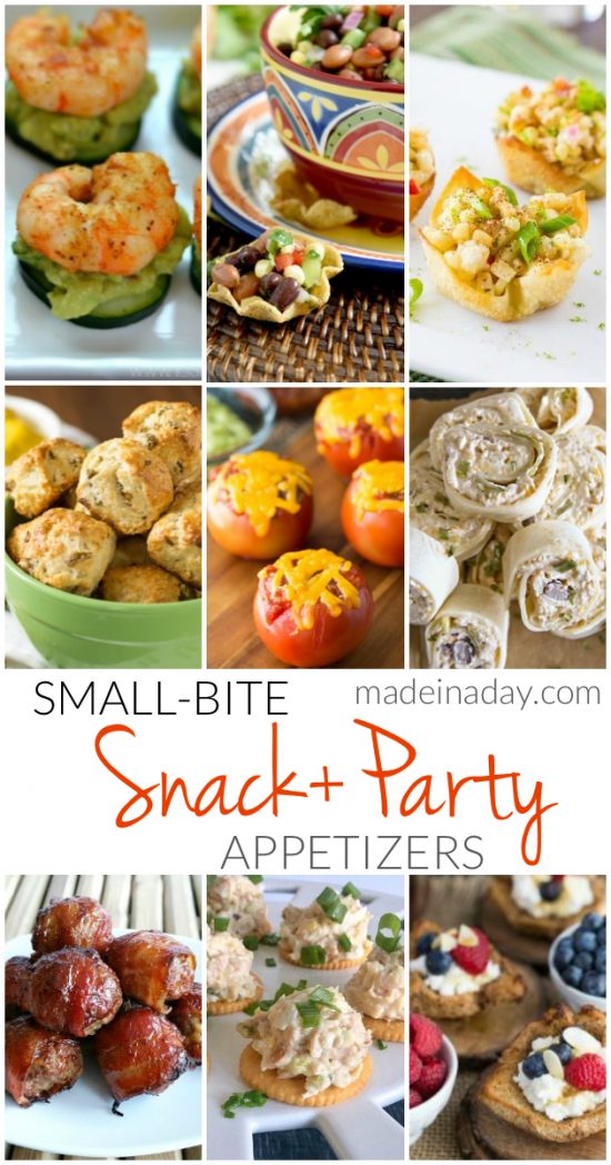 Small Bite Snack Party Appetizers
