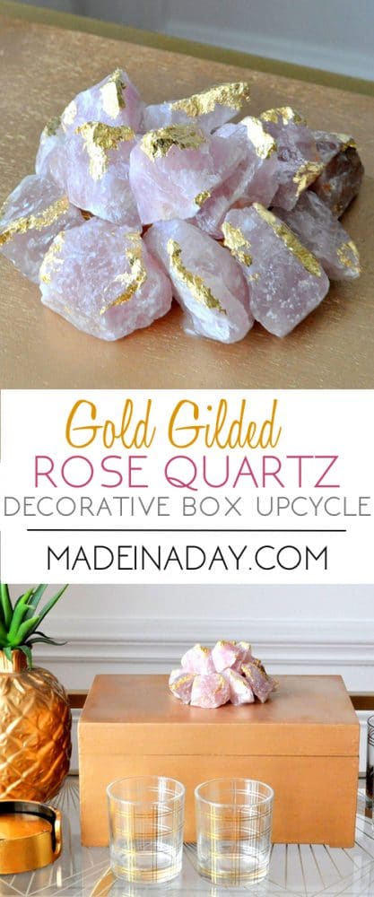Gilded Rose Quartz Decorative Box Makeover | Made In A Day
