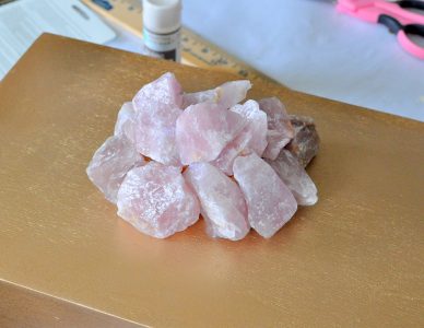 Gilded Rose Quartz Decorative Box Makeover