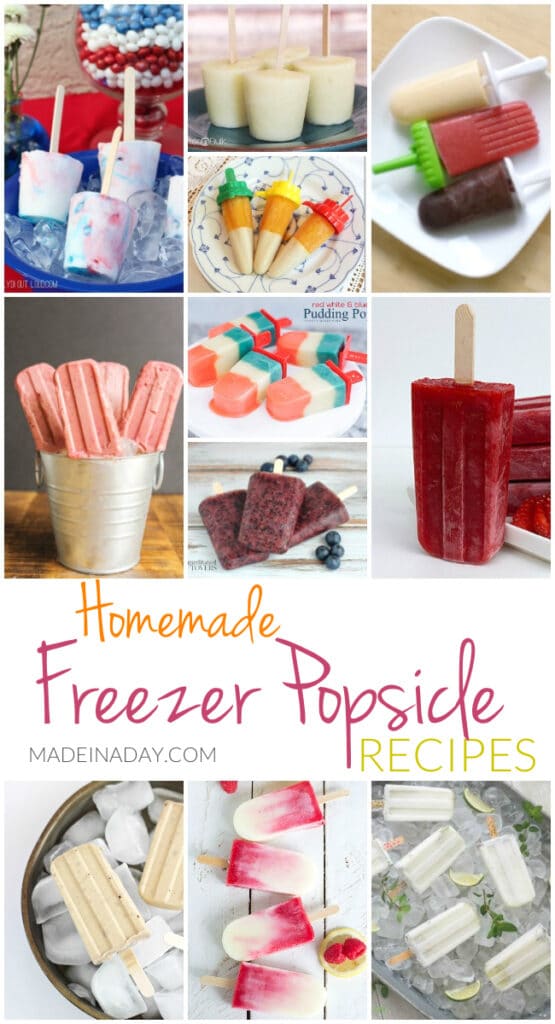 Homemade Freezer Popsicle Recipes