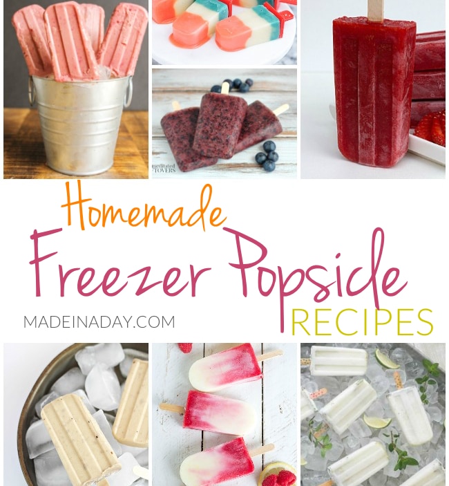 Homemade Freezer Popsicle Recipes