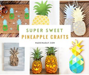 Super Sweet Pineapple Projects + Crafts