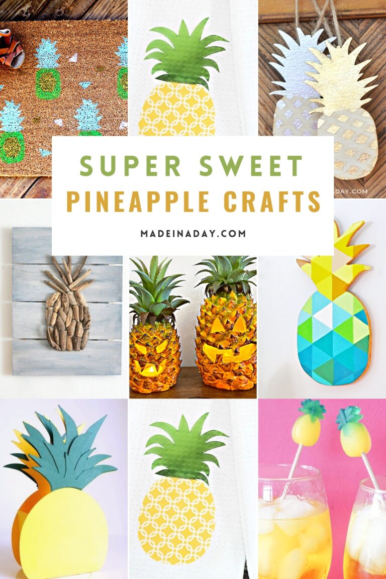 Super Sweet Pineapple Projects + Crafts
