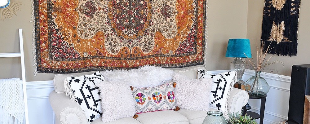 Rug Wall Art: How To Hang A Rug Like A Tapestry | Made In A Day