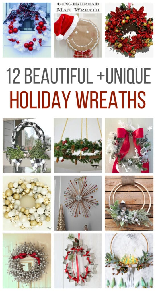 12 Beautiful And Unique Holiday Wreaths
