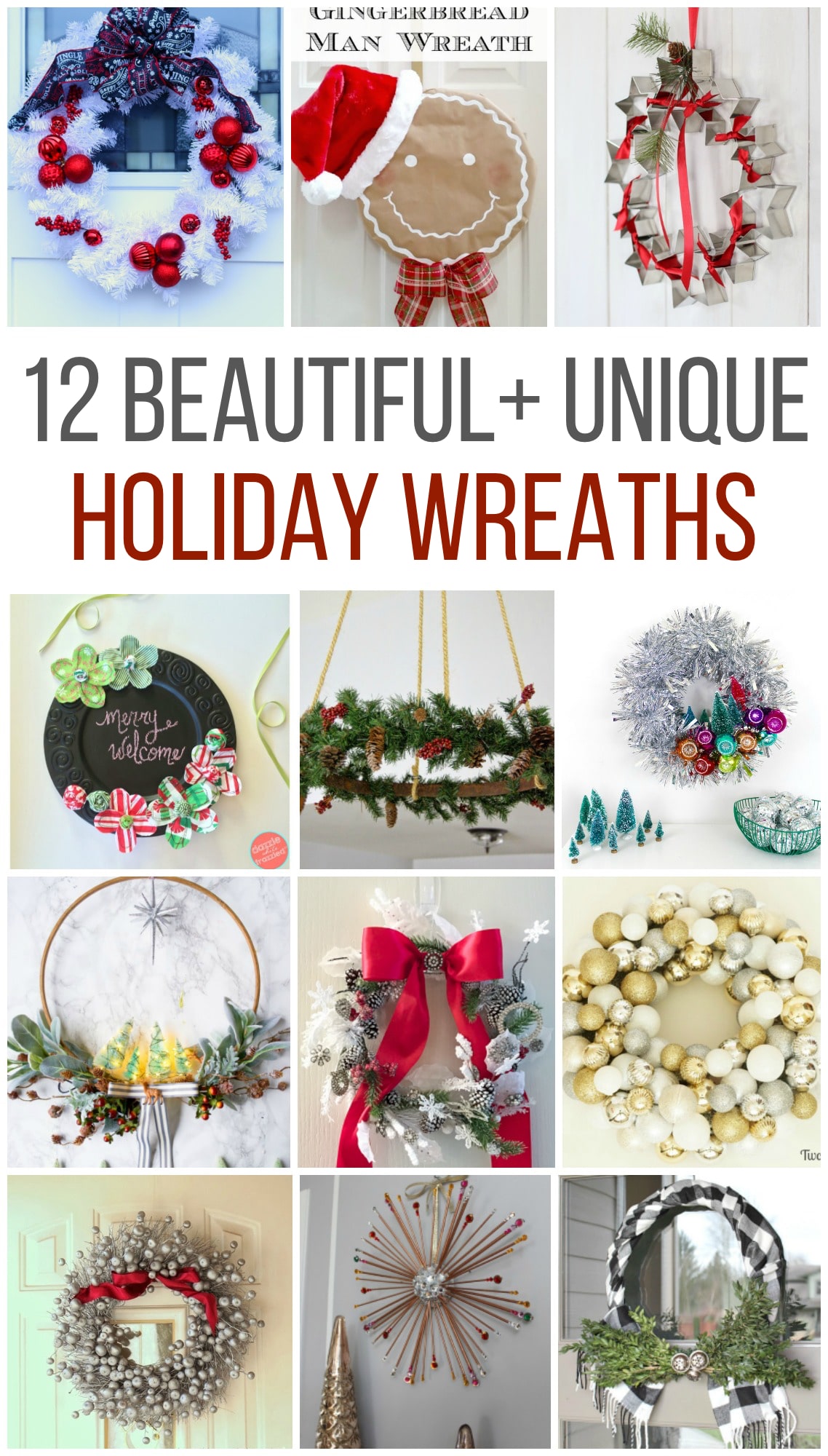 12 Beautiful And Unique Holiday Wreaths