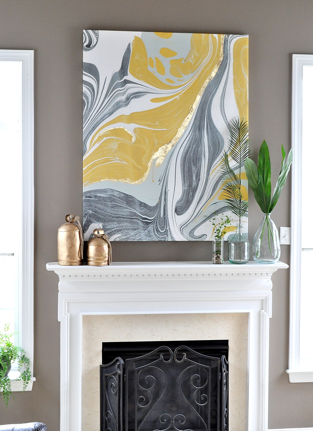 Gold Gilded Marble Canvas: Glam up Your Wall Art | Made in a Day