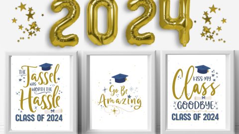 Free Graduation Printables + Crafts For Parties