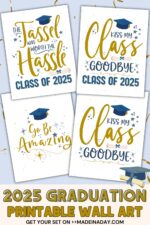Graduation Printables For Party Decor