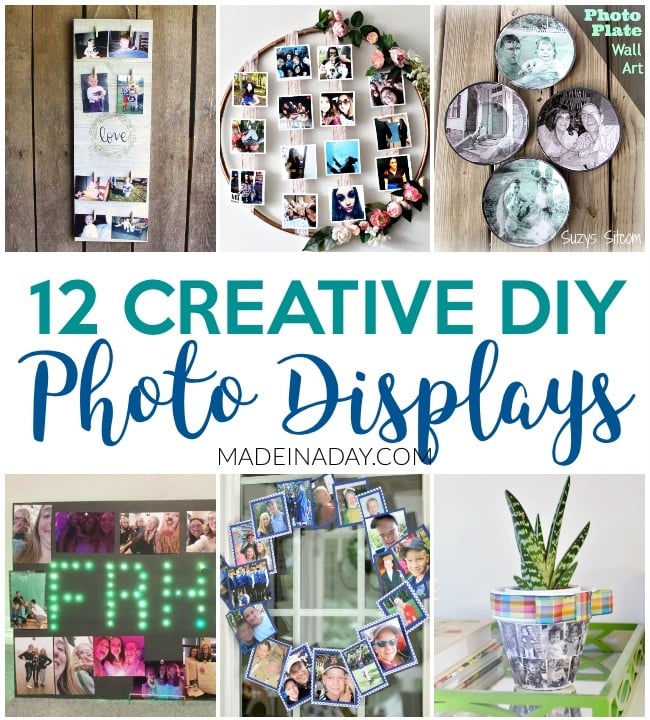 12 Super Creative DIY Photo Displays For Gifts | Made In A Day