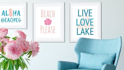 Fun Summer Decor Printable Wall Art