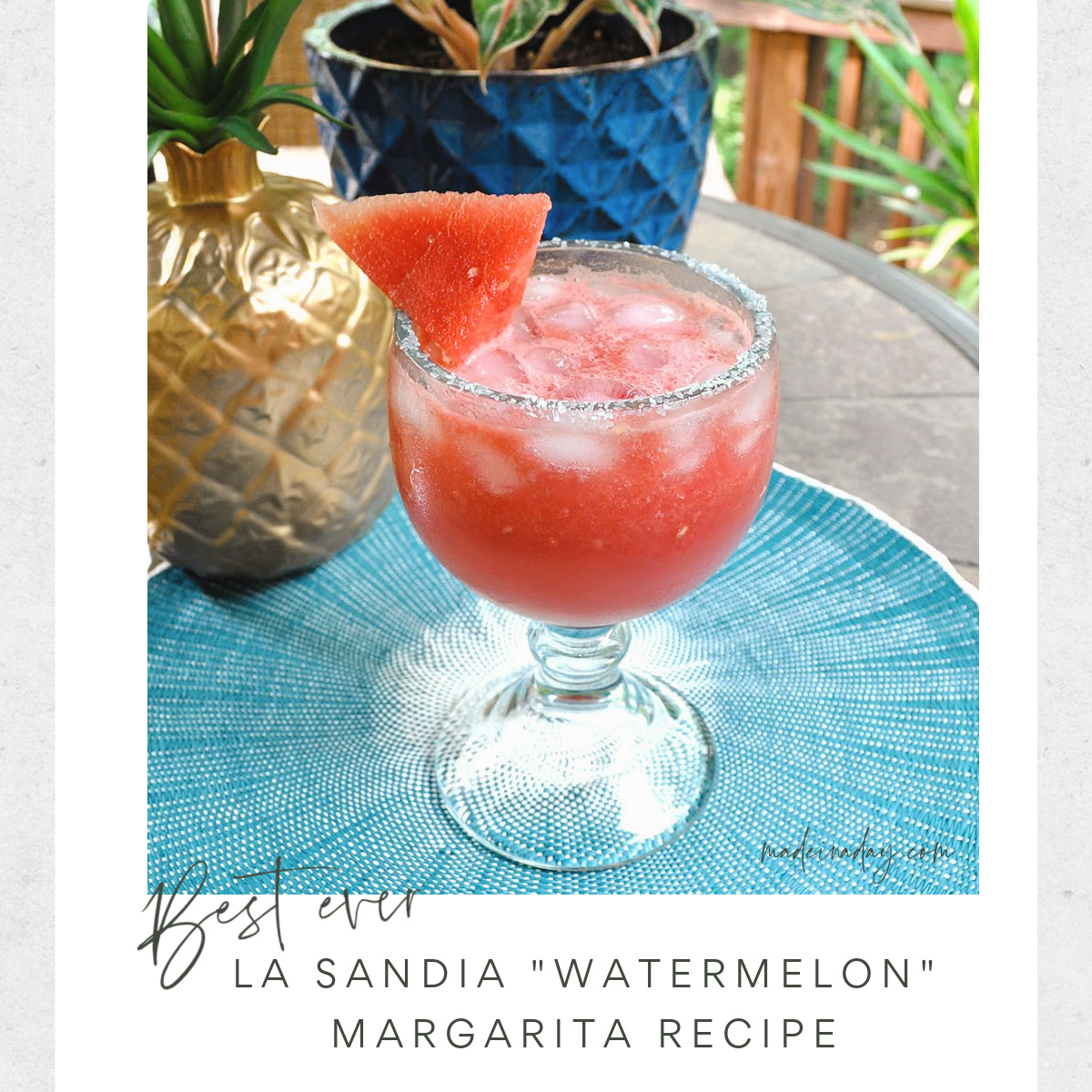 La Sandia Watermelon Margarita Recipe Easy