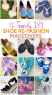 12 Trendy Shoe Refashion Crafty Makeovers