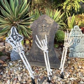 Mesmerizing Two Headed Skeleton Halloween Decor • Made in a Day