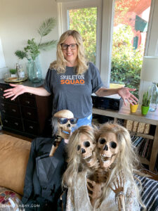 Mesmerizing Two Headed Skeleton Halloween Decor