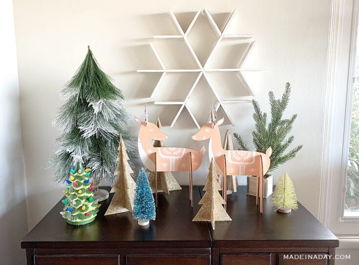 Creating Simple Scandinavian Style Holiday Decor | Made In A Day