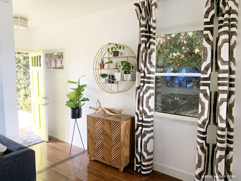 Modern Surf Shack Entryway With Plants