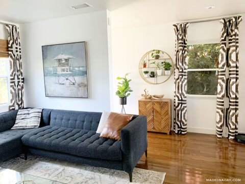 Modern Surf Shack Entryway With Plants