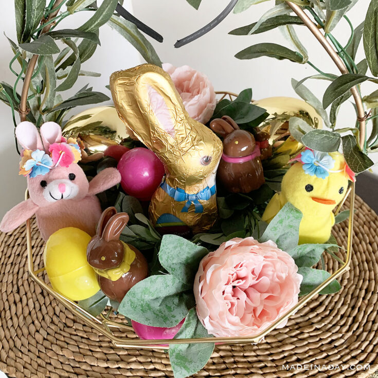 Charming Boho Style Woodland Easter Basket