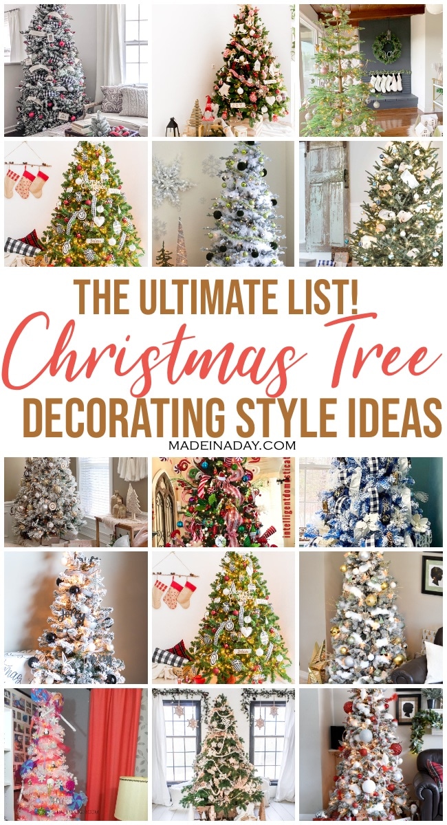 Ultimate List Of 40 Christmas Tree Decorating Styles