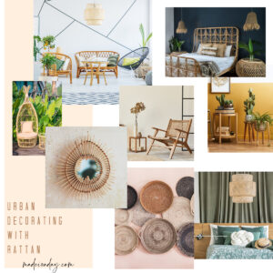 Fun Urban Decorating With Rattan Furniture And Decor