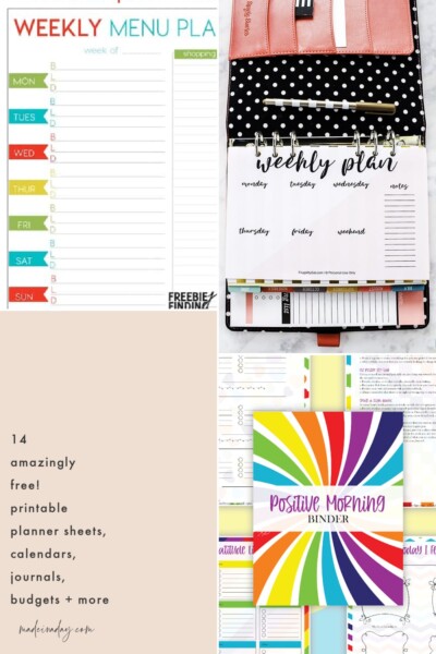 14 Free Printable Planner Sheets Sets