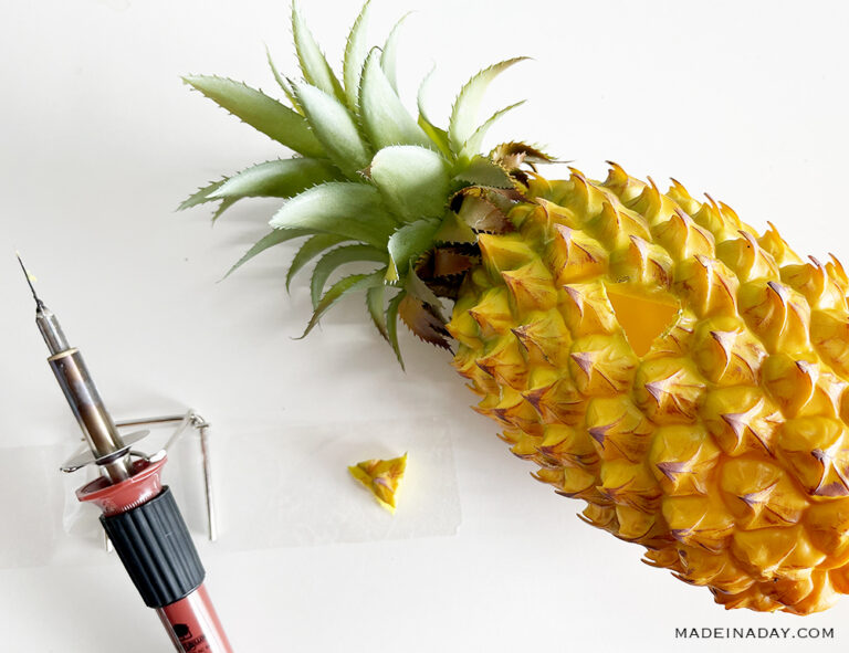 How To Make A Plastic Pineapple Jack O Lantern
