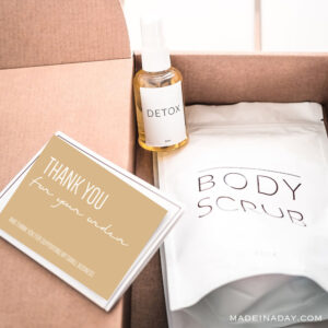 Small Biz DIY Thank You Notes Made With Cricut