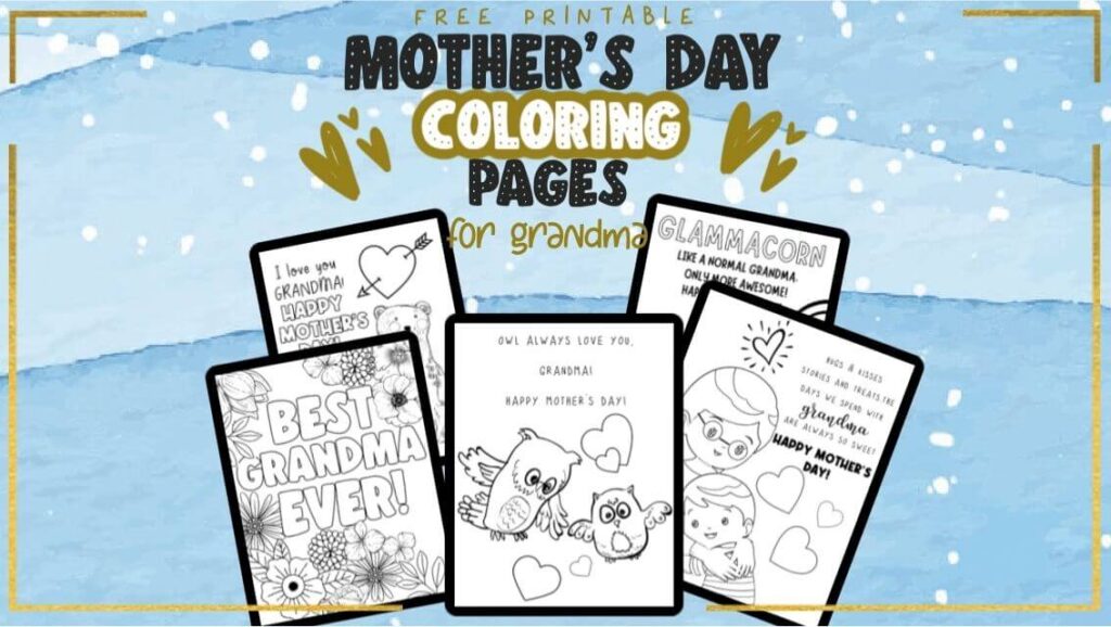 Handprint Printables For Mom On Mothers Day