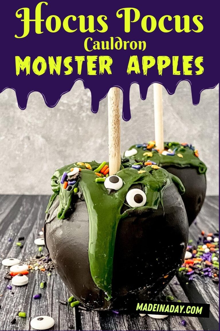 Hocus Pocus Cauldron Monster Apples